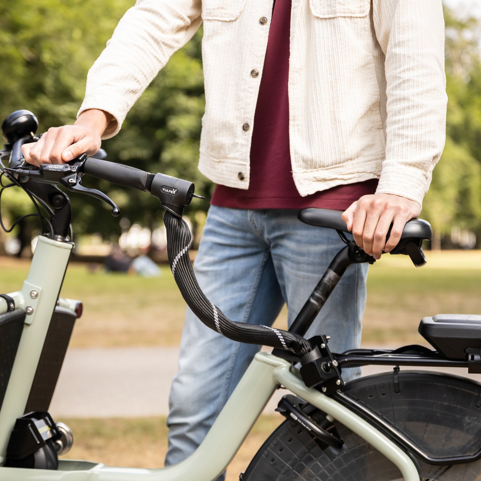 Vulpex ProLock ART 2 kettingslot met fietsbevestiging – Geschikt voor ...